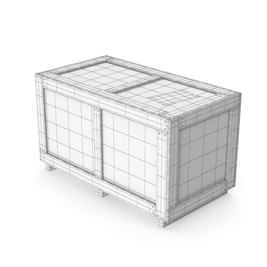 Wooden Crate Box 3D Model - TurboSquid 1994944