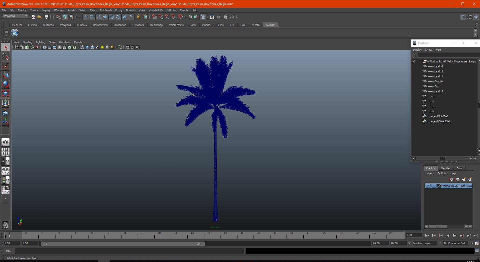 3D Florida Royal Palm Roystonea Model - TurboSquid 1485288