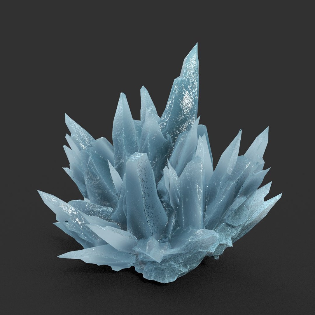 3D 8 Low poly PBR Scifi Spiky Ice model - TurboSquid 2163150