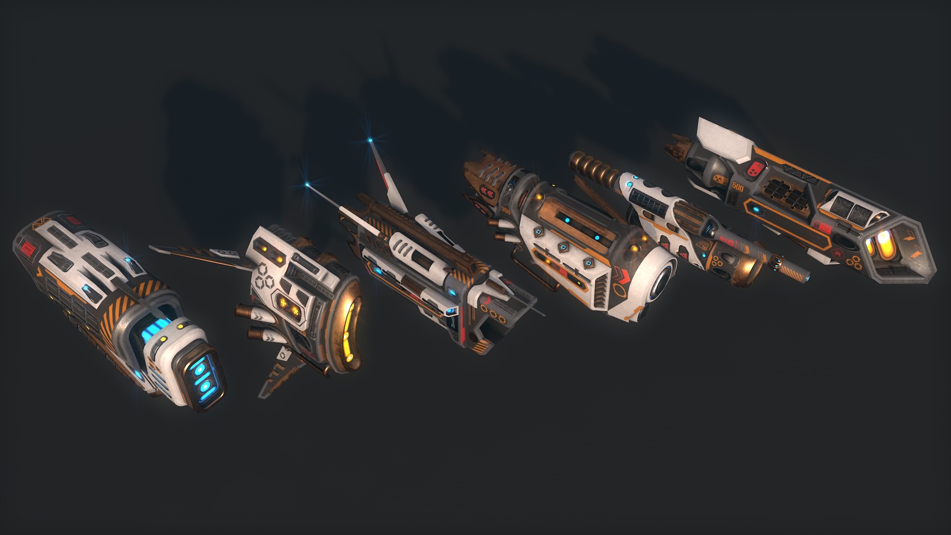 Spacecraft 02 Modular Pack model - TurboSquid 1810170