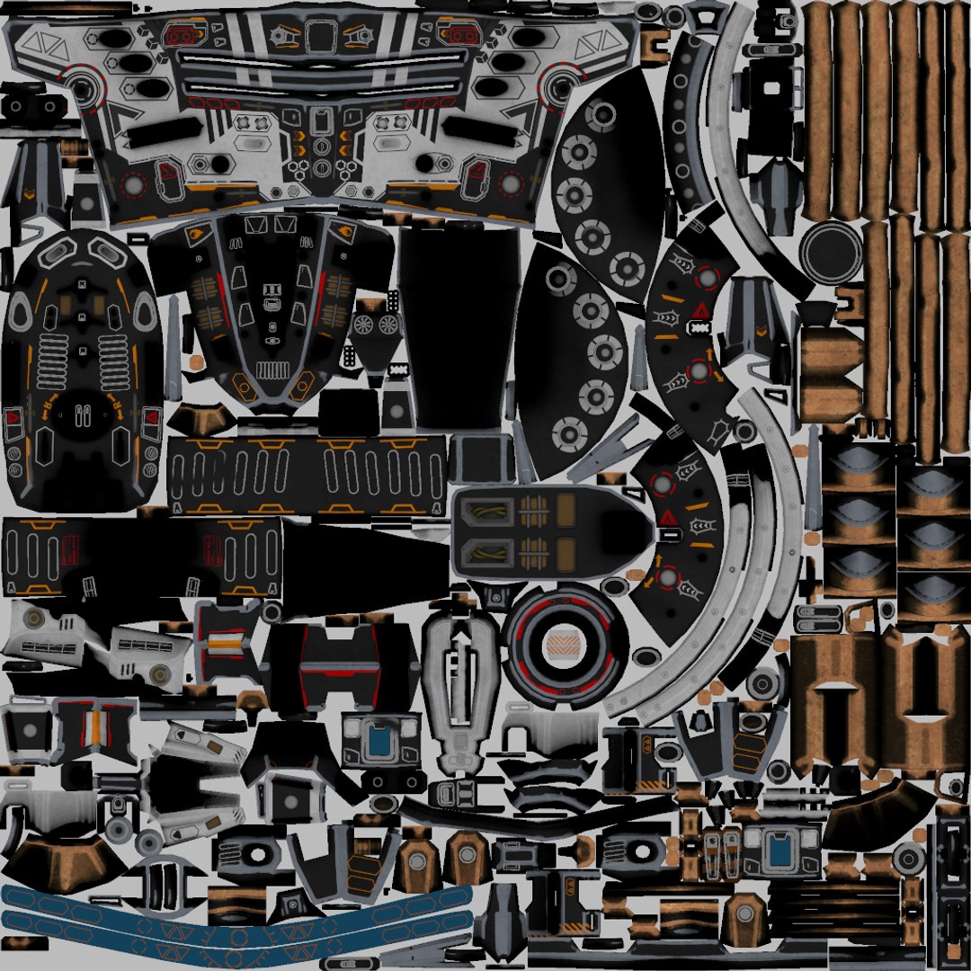 Spacecraft 02 Modular Pack model - TurboSquid 1810170