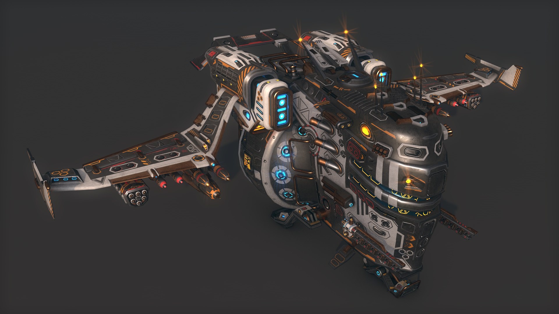 Spacecraft 02 Modular Pack model - TurboSquid 1810170