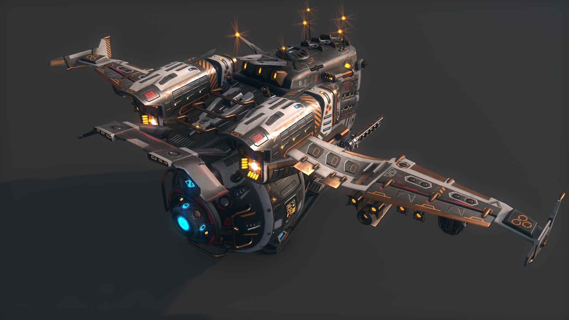 Spacecraft 02 Modular Pack model - TurboSquid 1810170