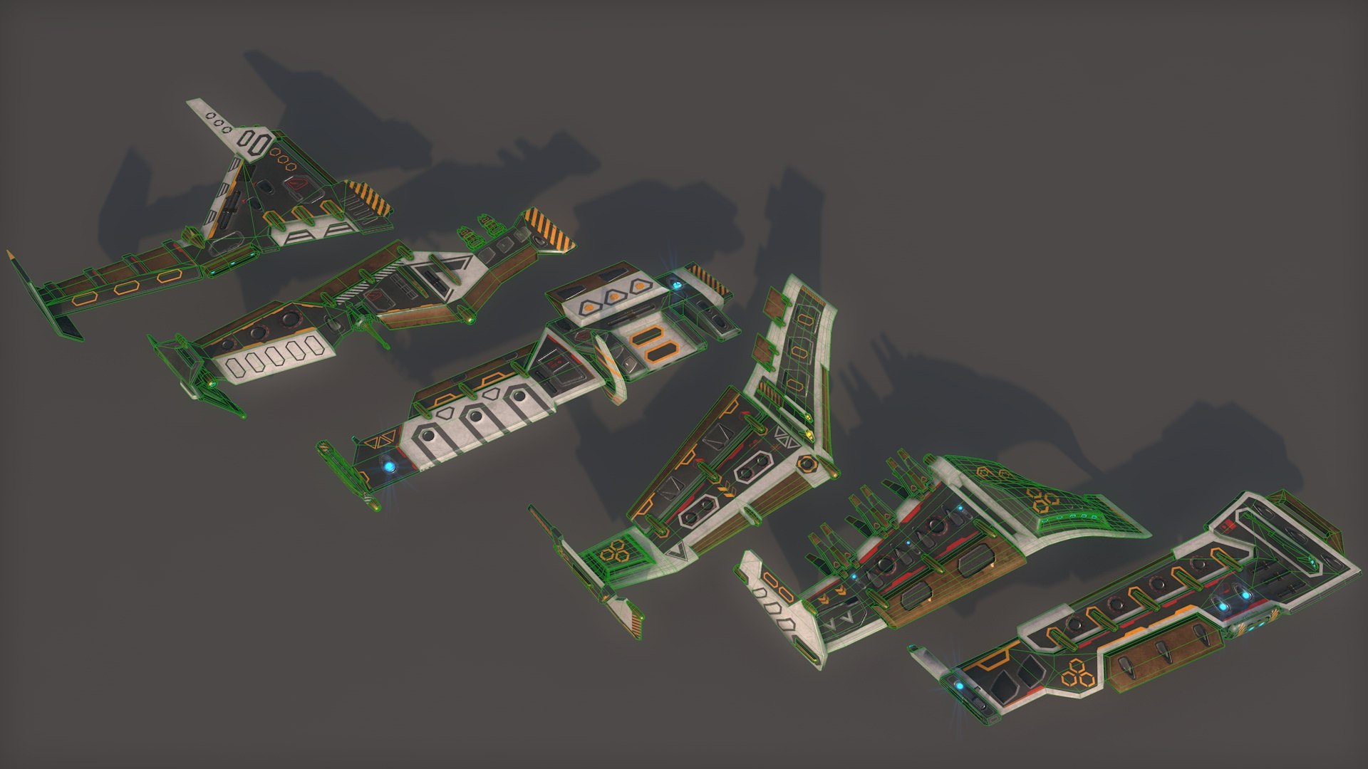 Spacecraft 02 Modular Pack model - TurboSquid 1810170