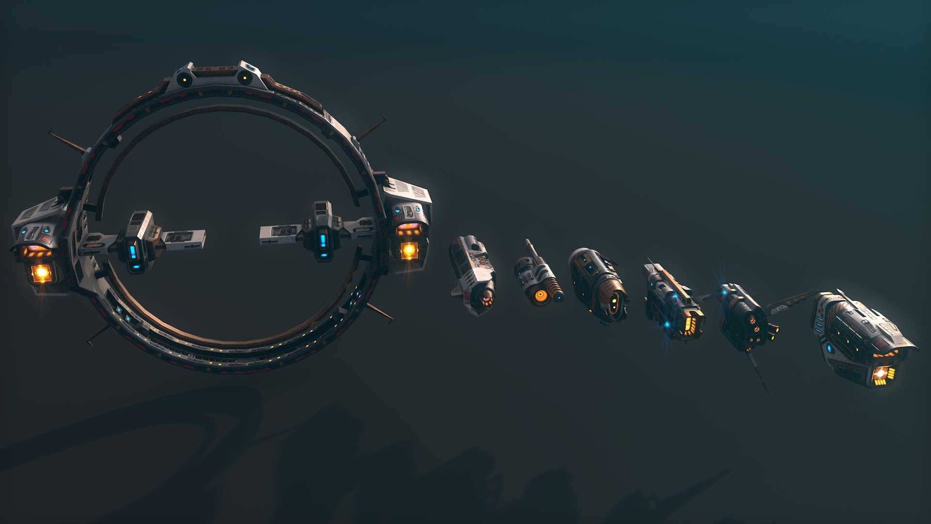 Spacecraft 02 Modular Pack model - TurboSquid 1810170