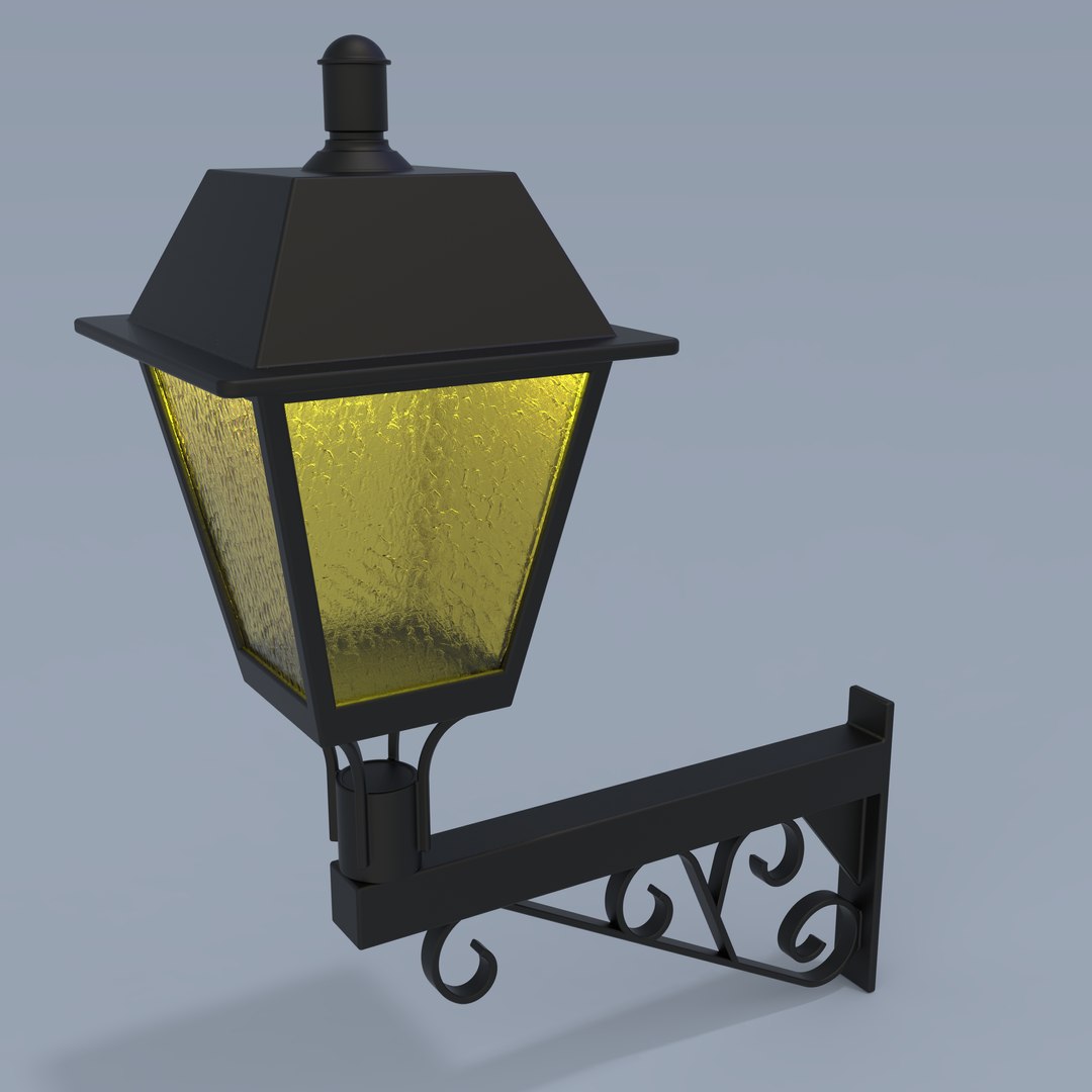Wall Street Light 01 3D Model - TurboSquid 2141781