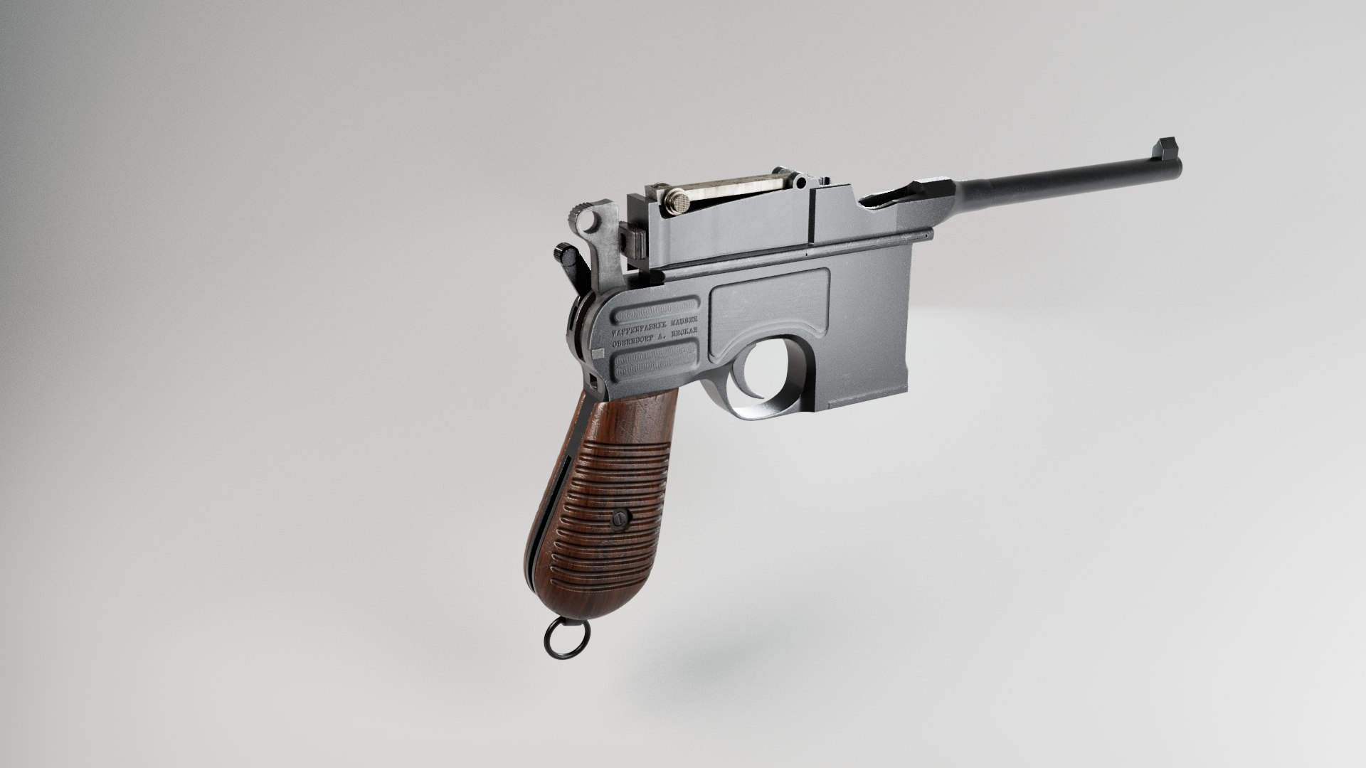 Mauser C96 - WW2 German Gun 3D - TurboSquid 1951178