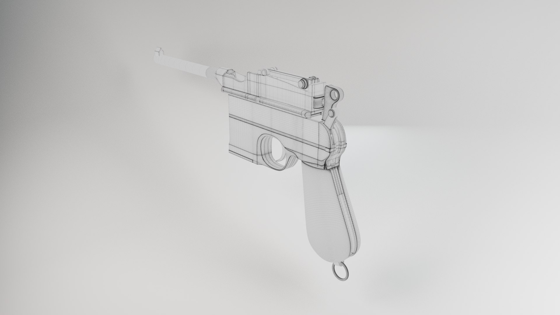 Mauser C96 - WW2 German Gun 3D - TurboSquid 1951178