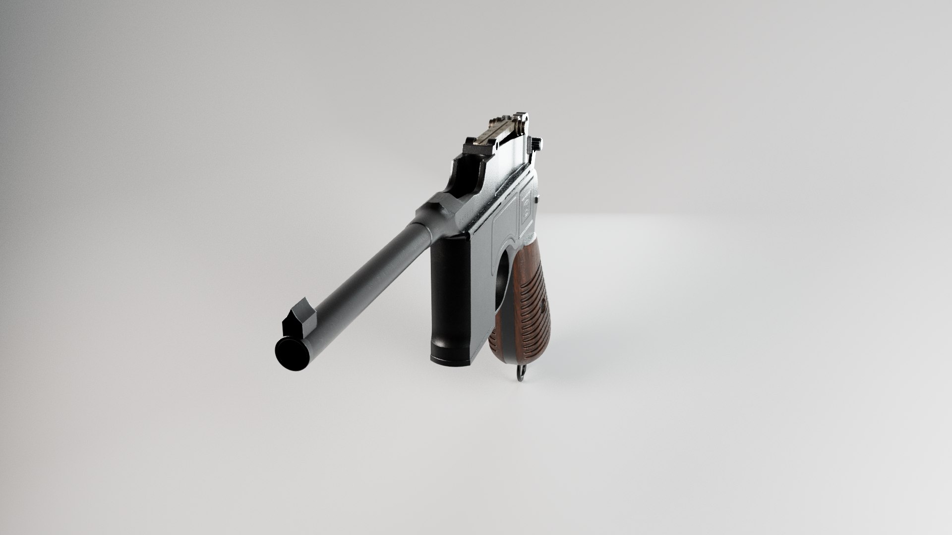 Mauser C96 - WW2 German Gun 3D - TurboSquid 1951178