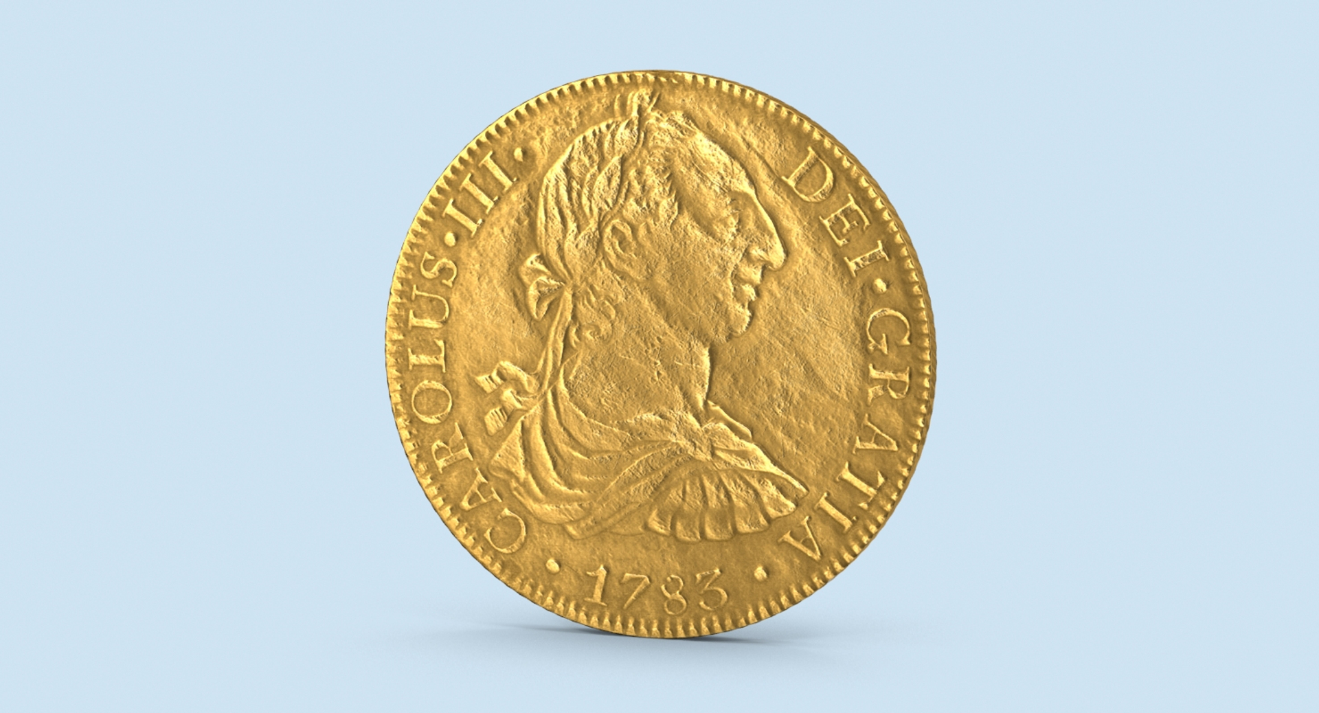 3d Max Gold Doubloon