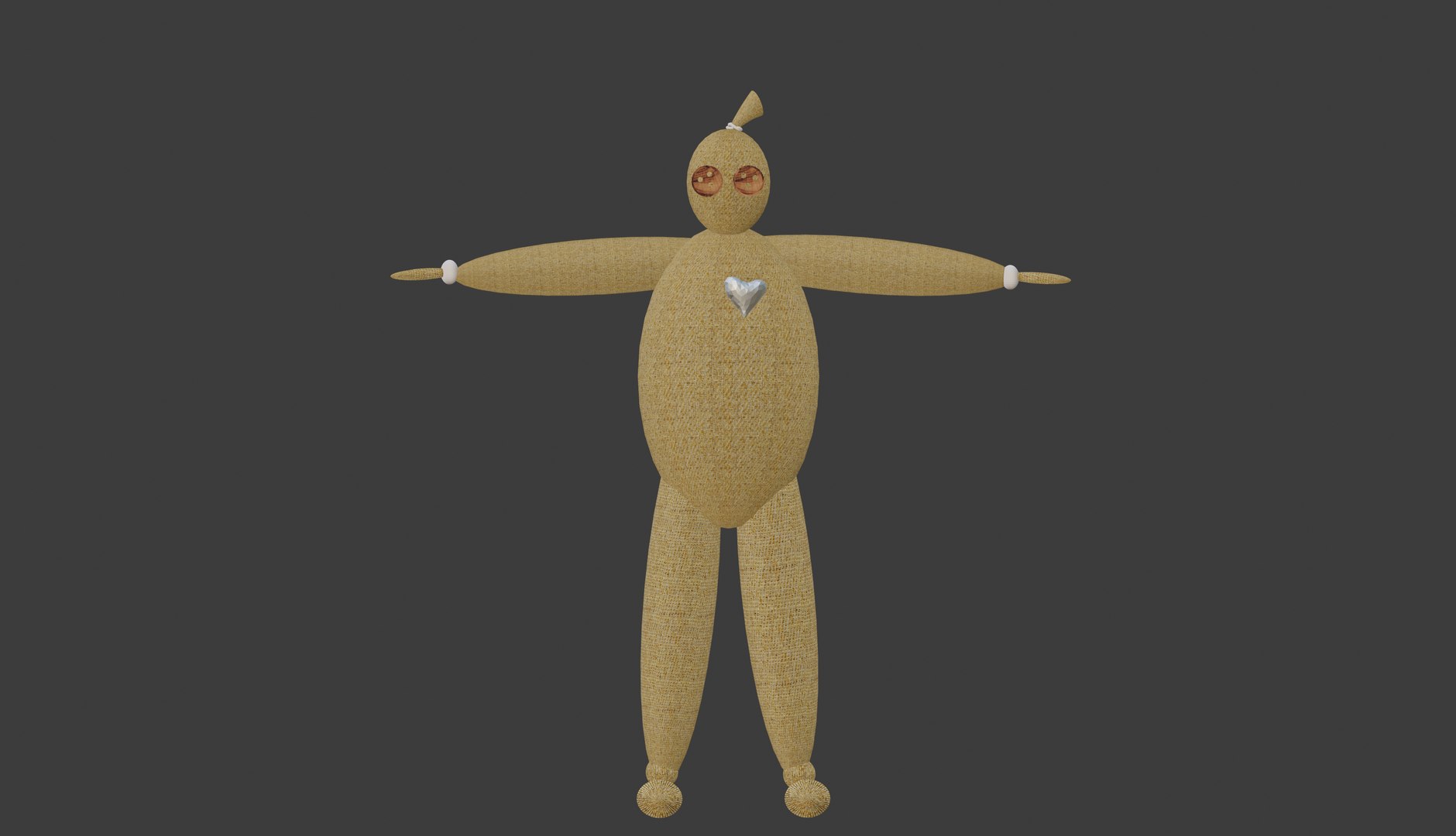 Voodoo Doll 3D Model - TurboSquid 1716099