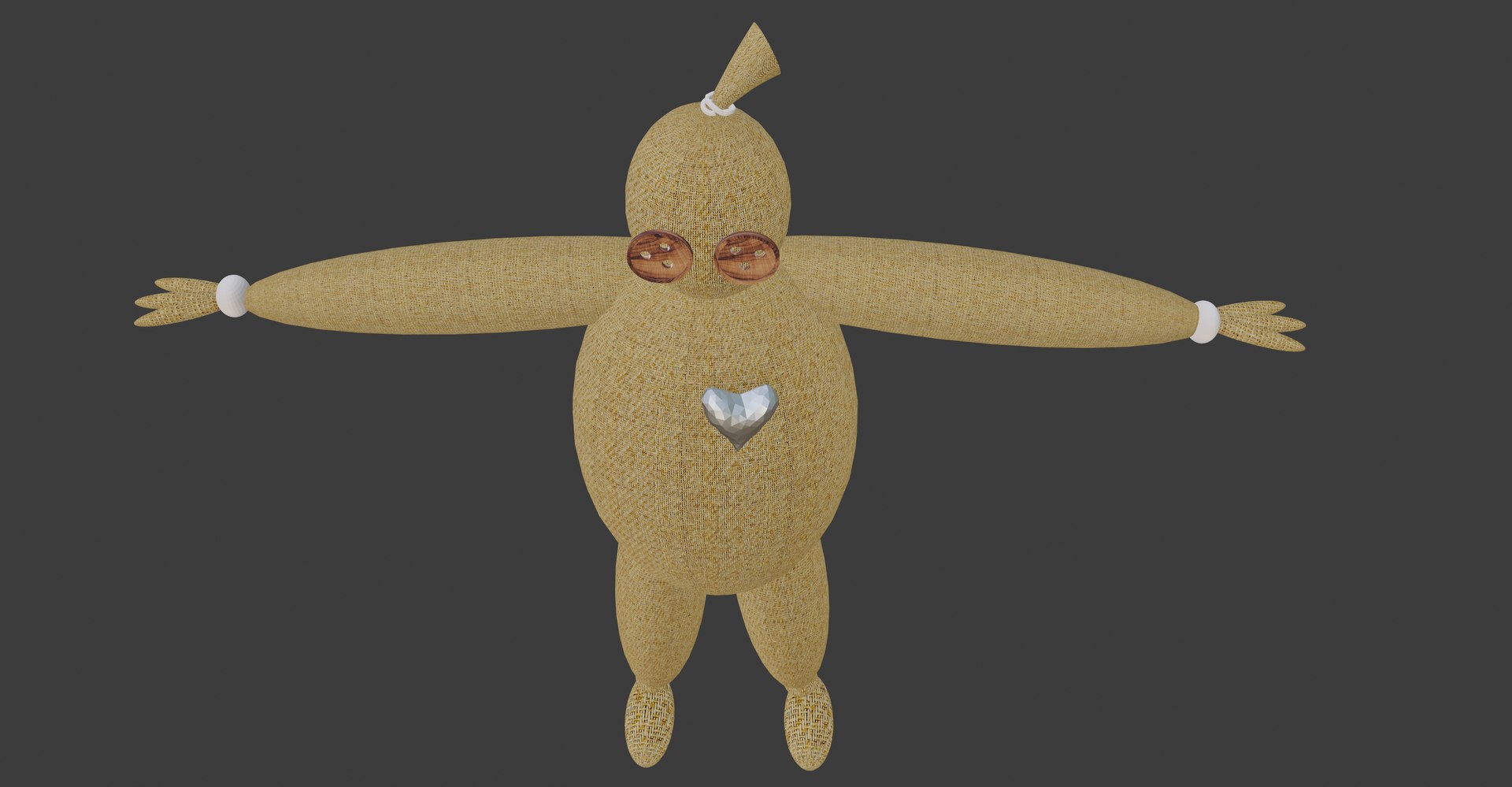 Voodoo Doll 3D Model - TurboSquid 1716099