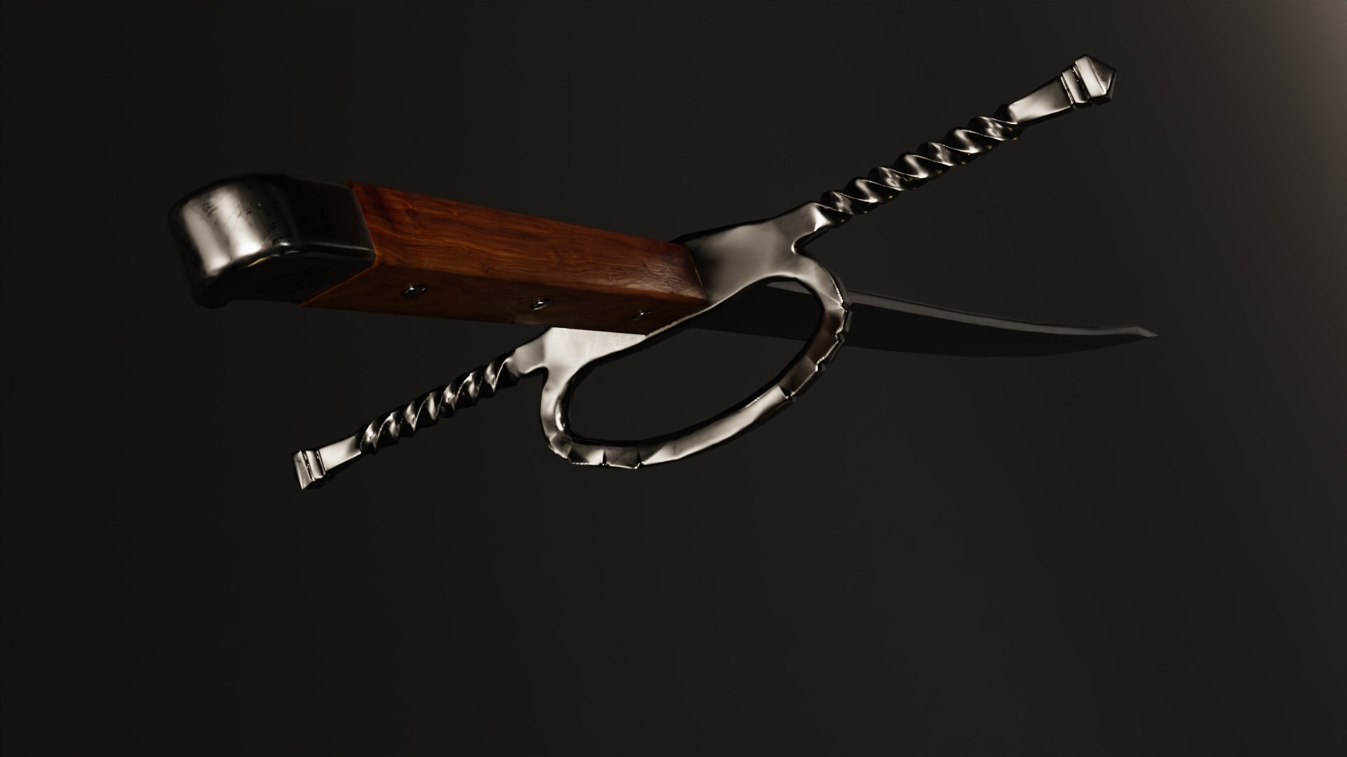 Kriegsmesser Medieval German Sword Model - TurboSquid 1983488