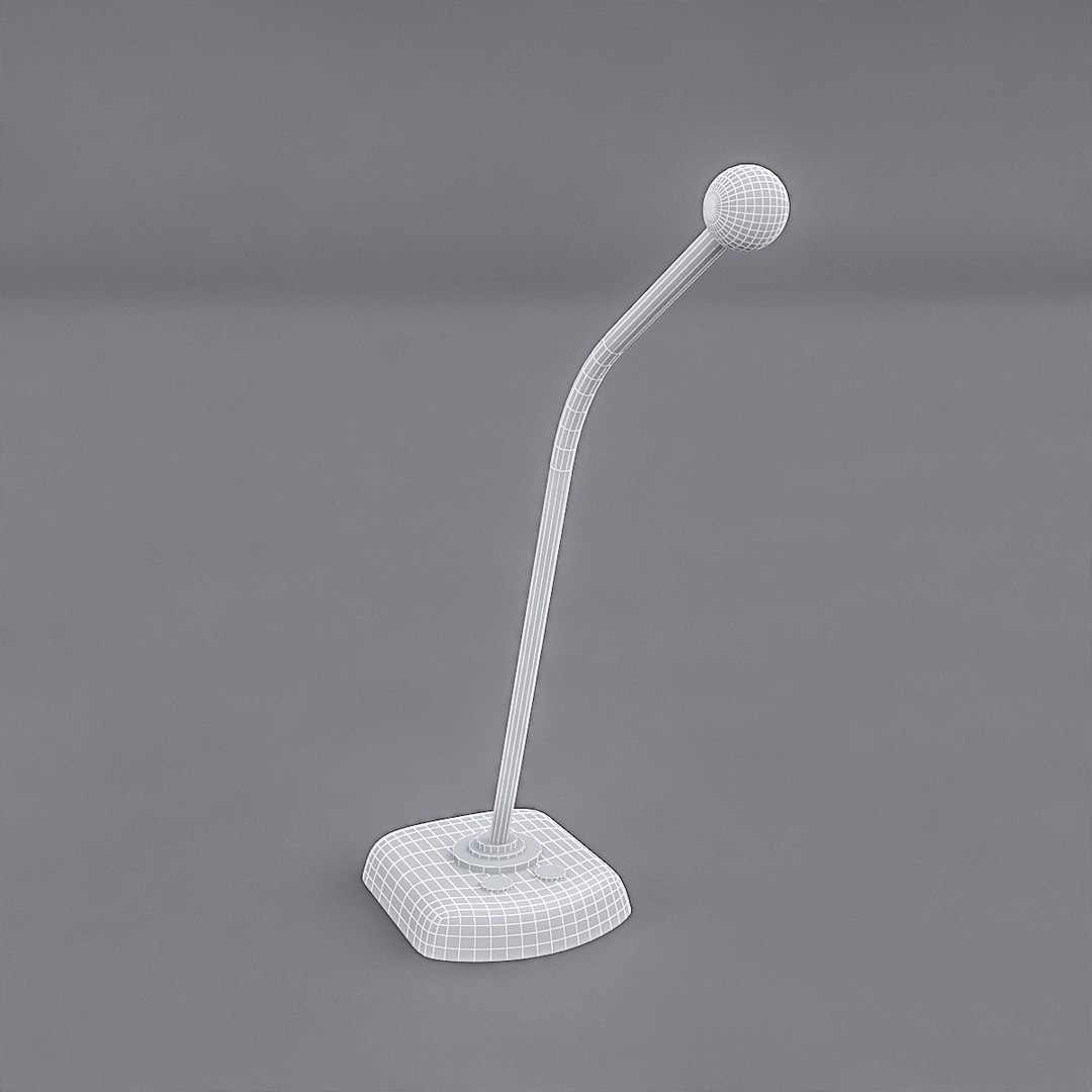 Table Microphone 3D Model - TurboSquid 1548495