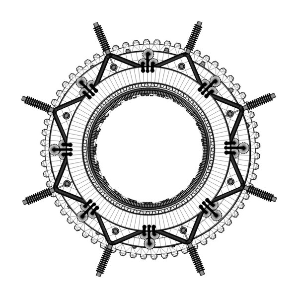 cinema4d steampunk window frame