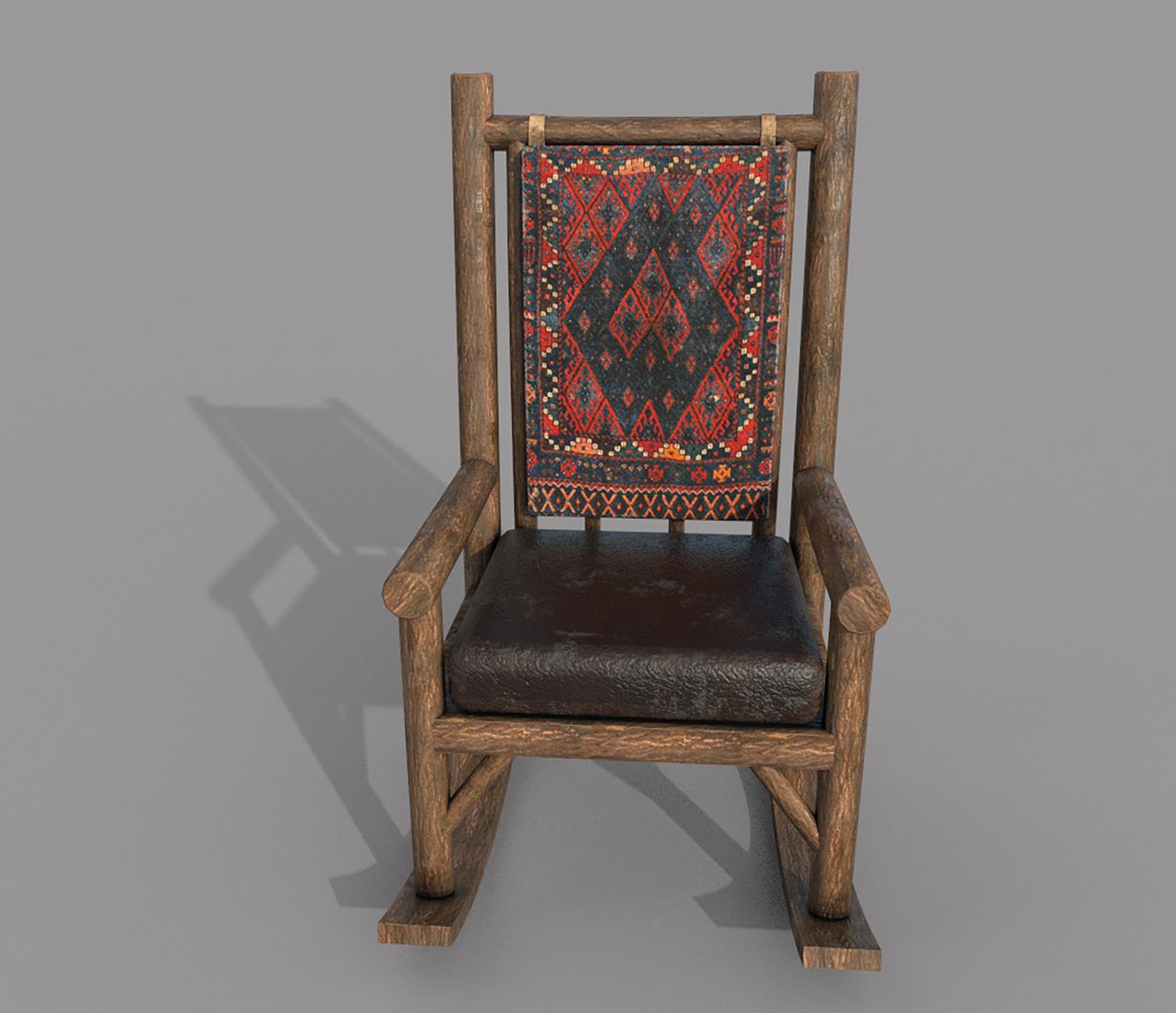 Wooden Ancient Chair 3D - TurboSquid 1734546