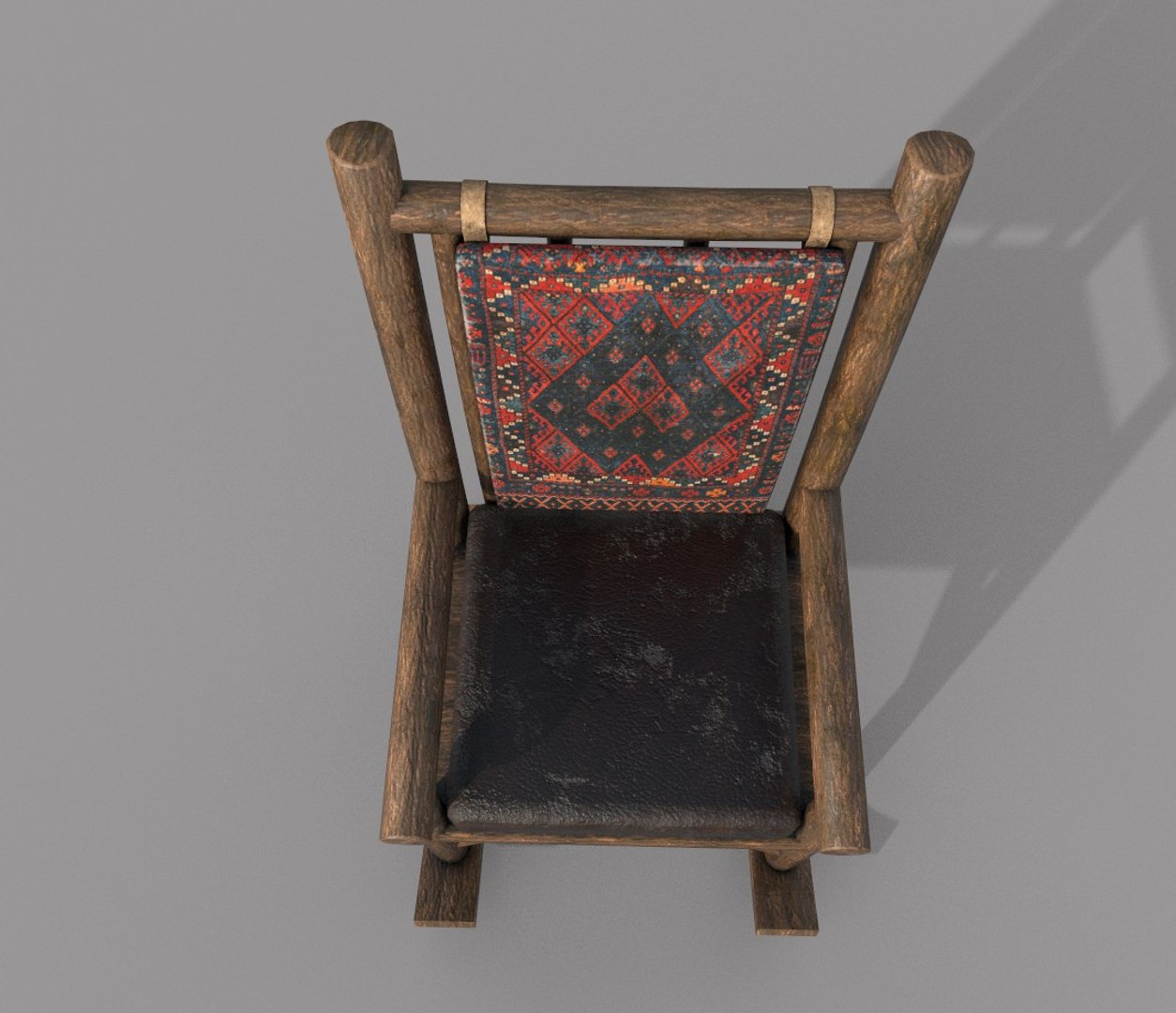 Wooden Ancient Chair 3D - TurboSquid 1734546