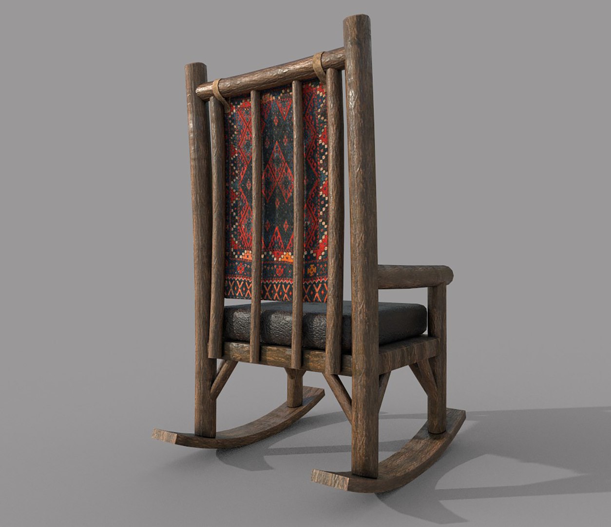 Wooden Ancient Chair 3D - TurboSquid 1734546
