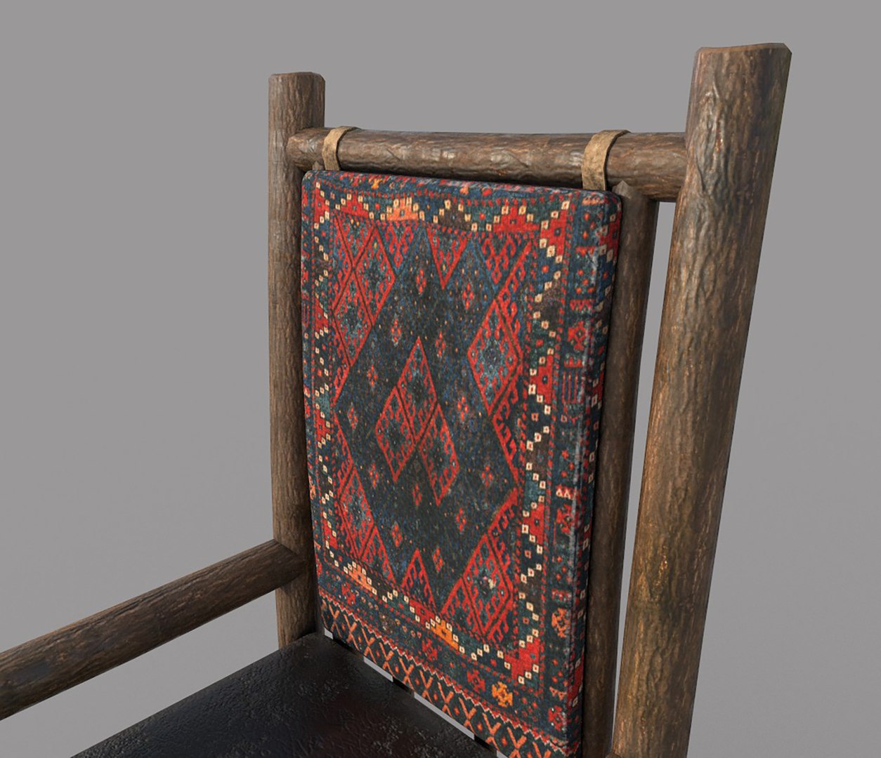 Wooden Ancient Chair 3D - TurboSquid 1734546