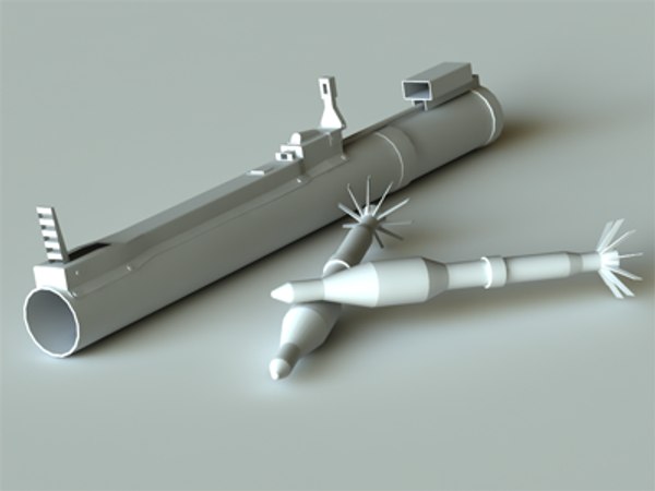 3d model m72 rockets