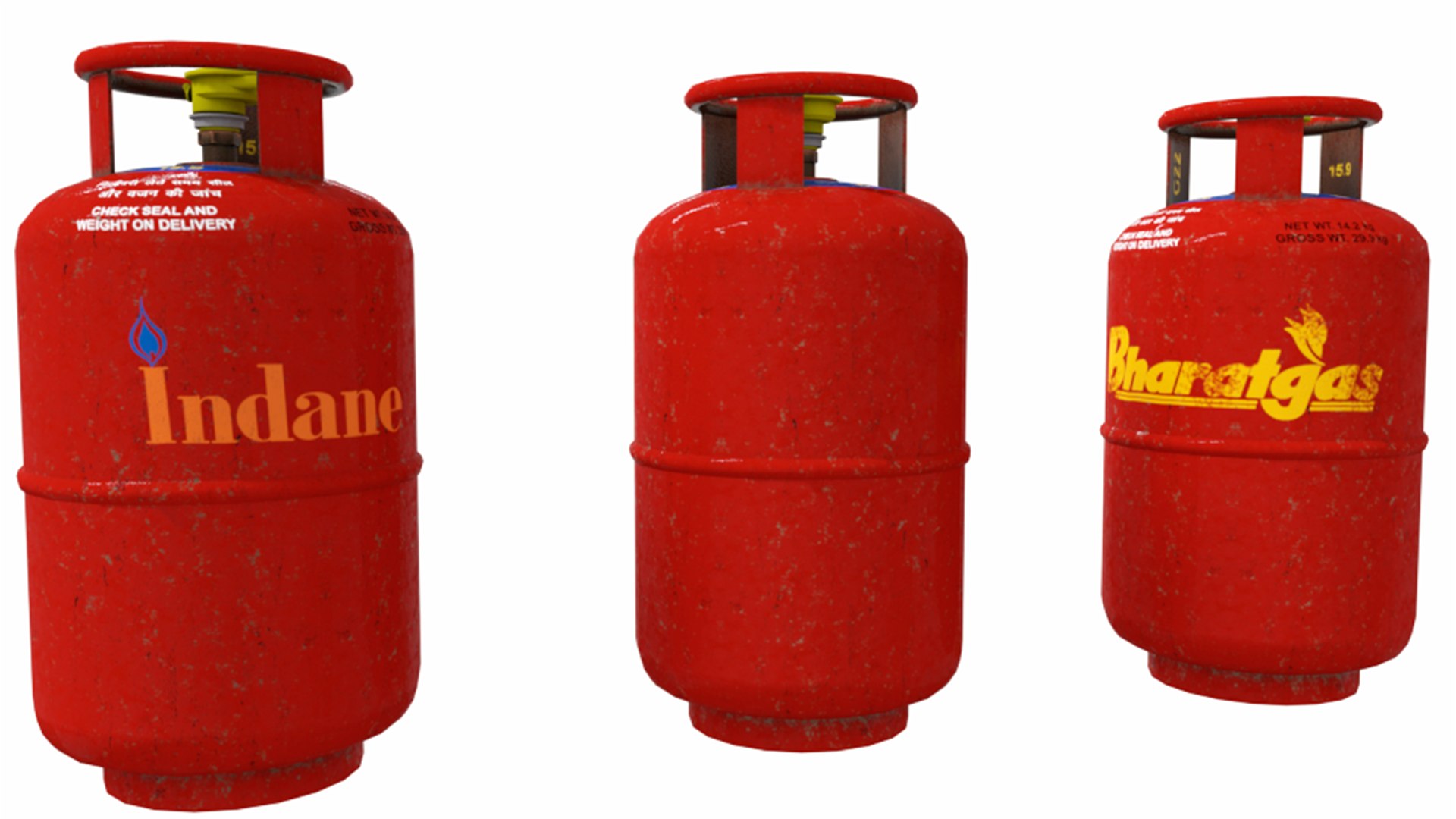 Lpg Gas Cylinder Model - TurboSquid 1665185
