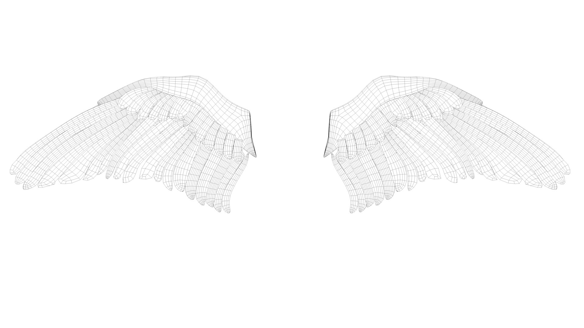 Low poly wings 3D model - TurboSquid 1965852