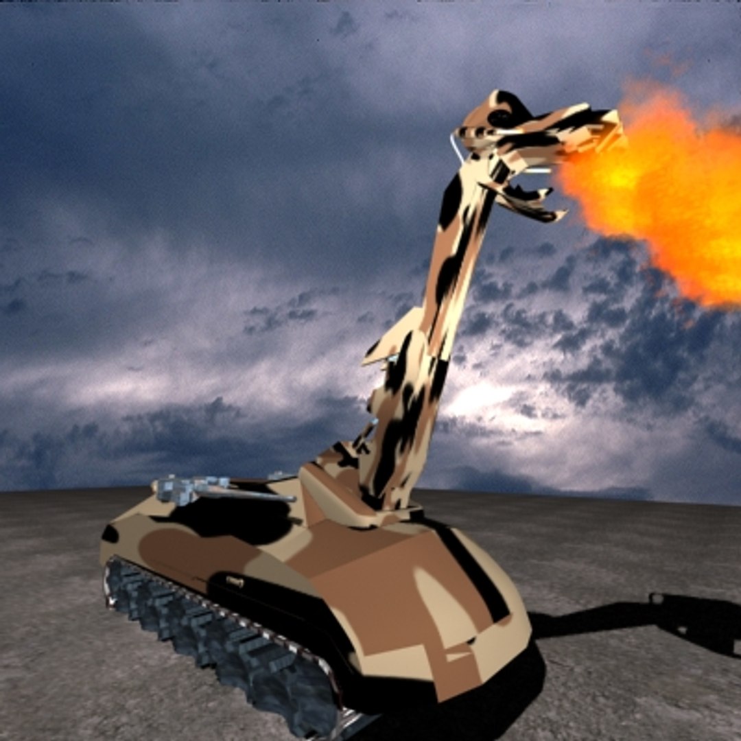 Dragon Military 3d Model