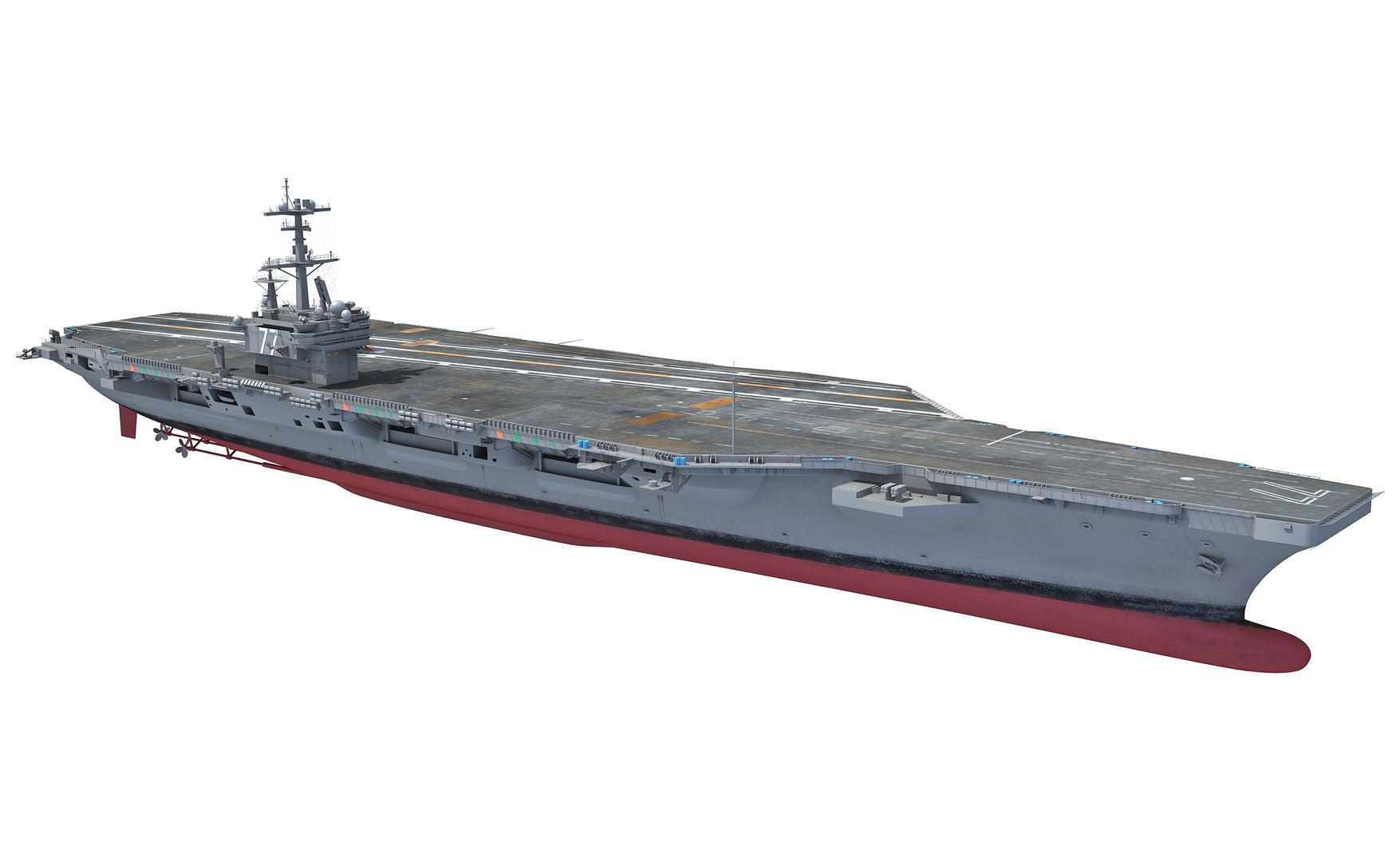 Uss George H W Bush 3d Model