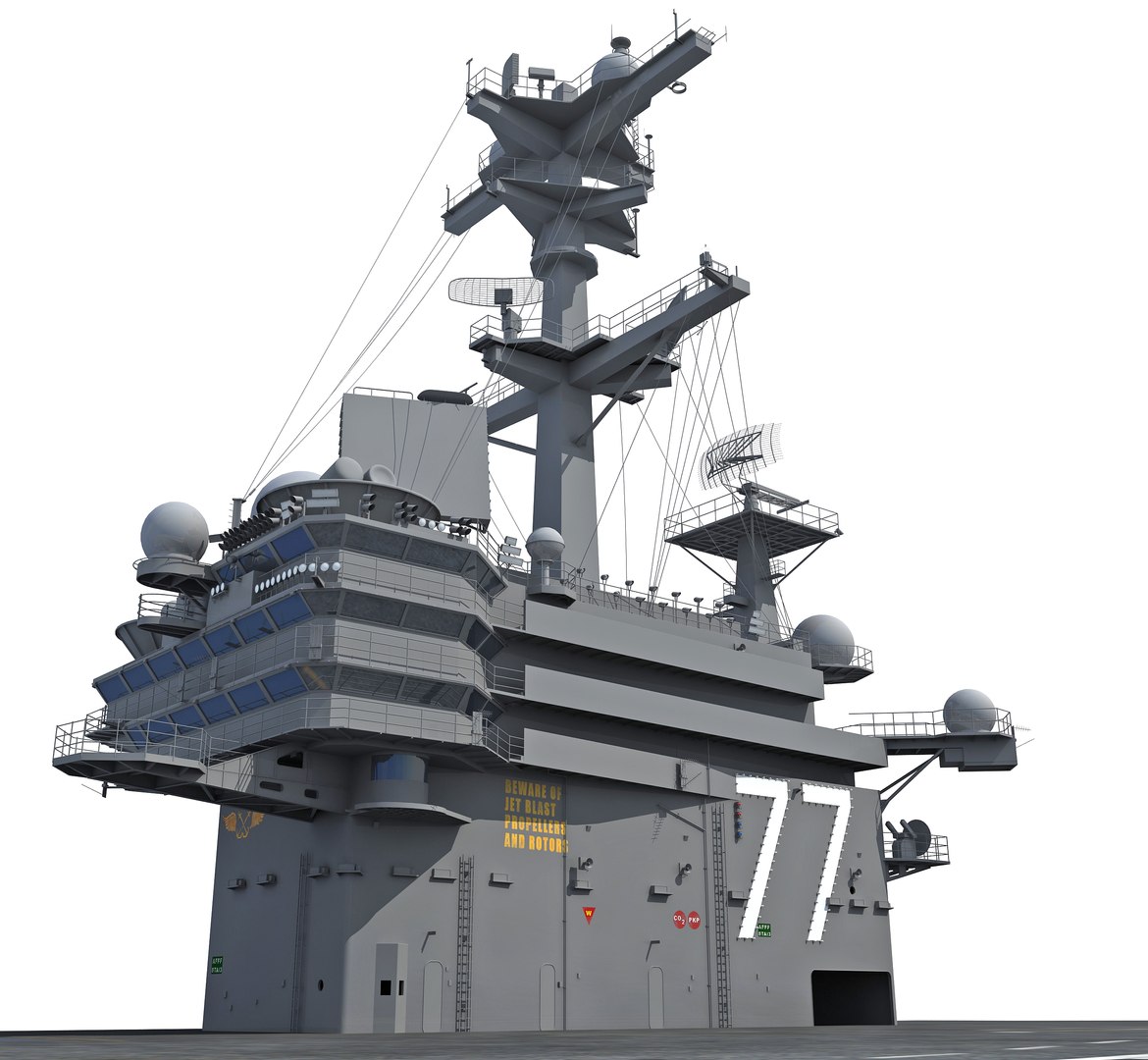 Uss George H W Bush 3d Model