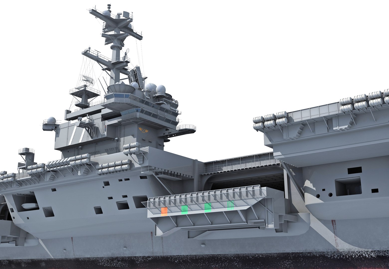 Uss George H W Bush 3d Model