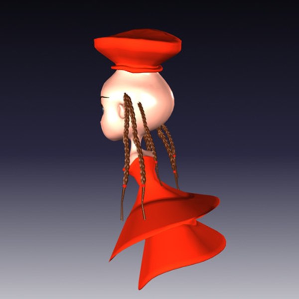 3d alien girl female woman model