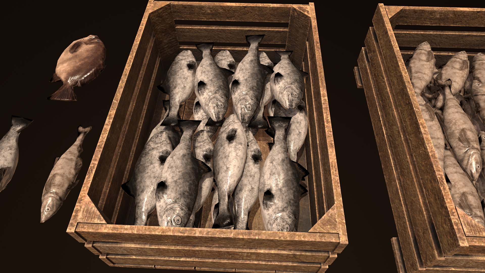 Fish Market 3D Model - TurboSquid 1746373