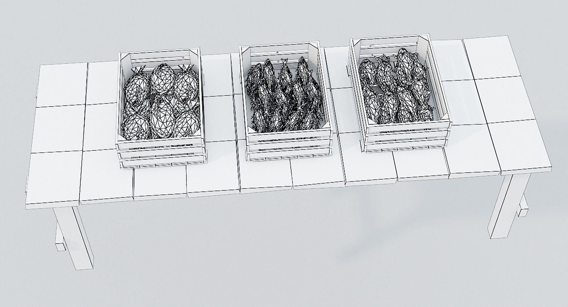 Fish market 3D model - TurboSquid 1746373
