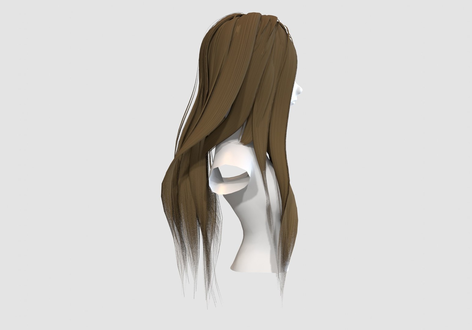 Chaotic Anime Hairstyle Model - TurboSquid 1921540