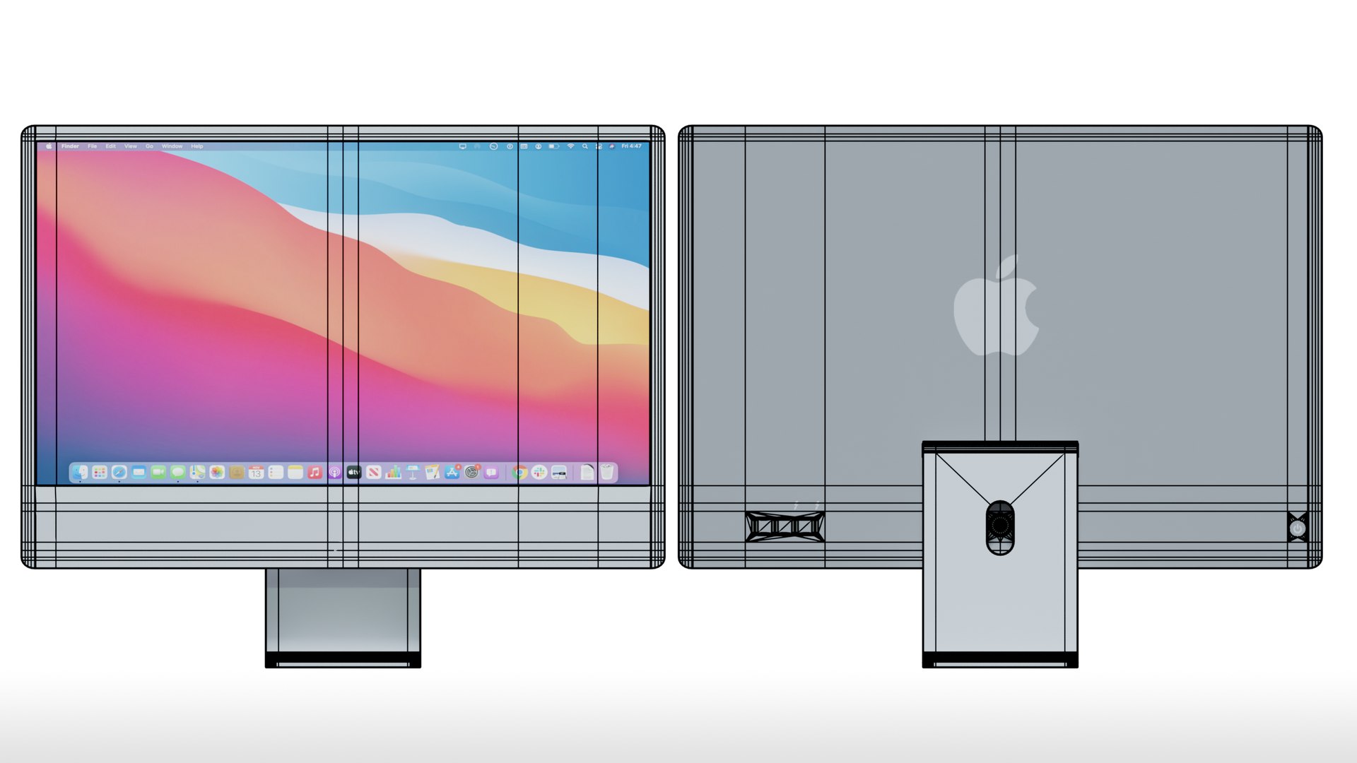 3D 2021 Apple IMac 24" Collection - TurboSquid 1731994