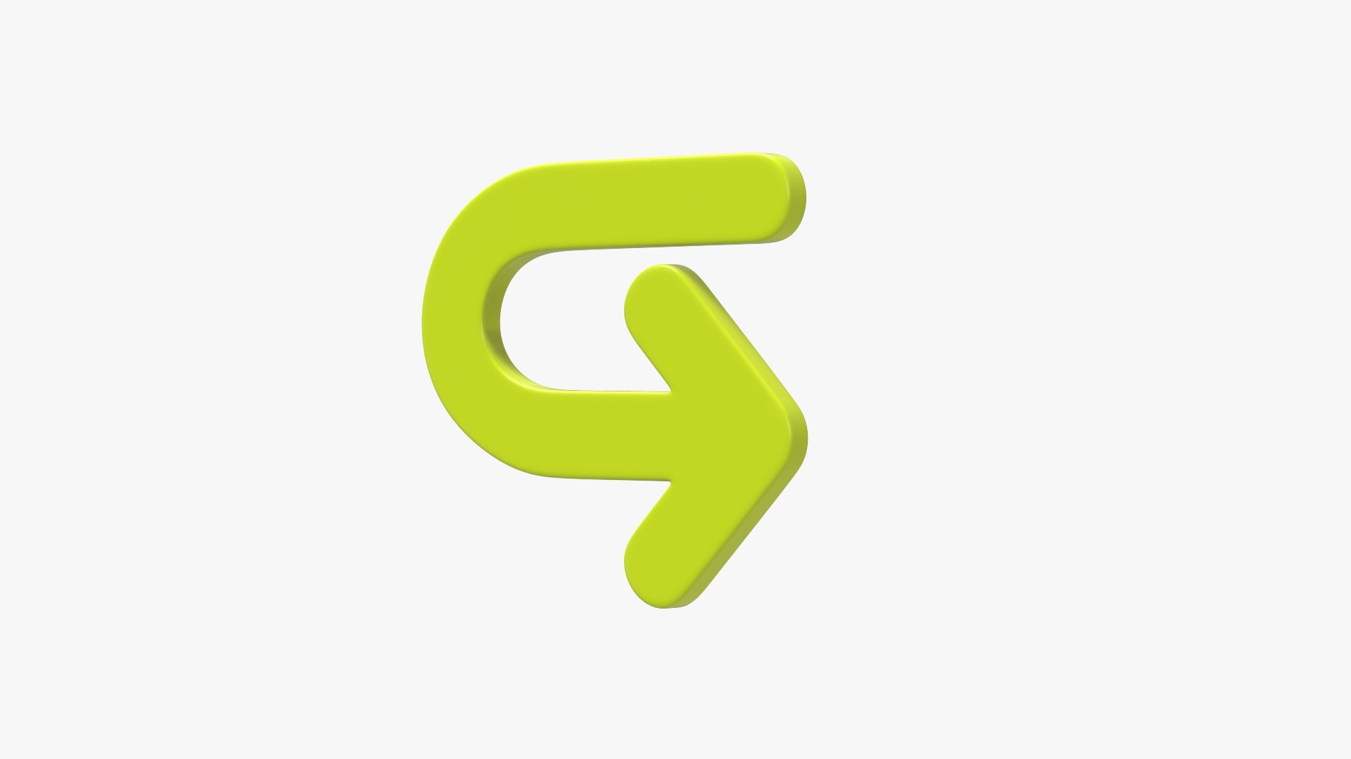 3D arrows symbol sign - TurboSquid 1684417