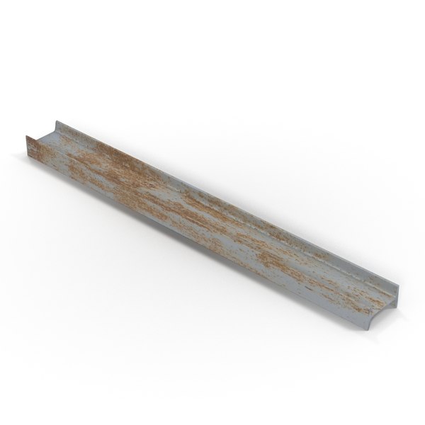 3d model iron beam 3
