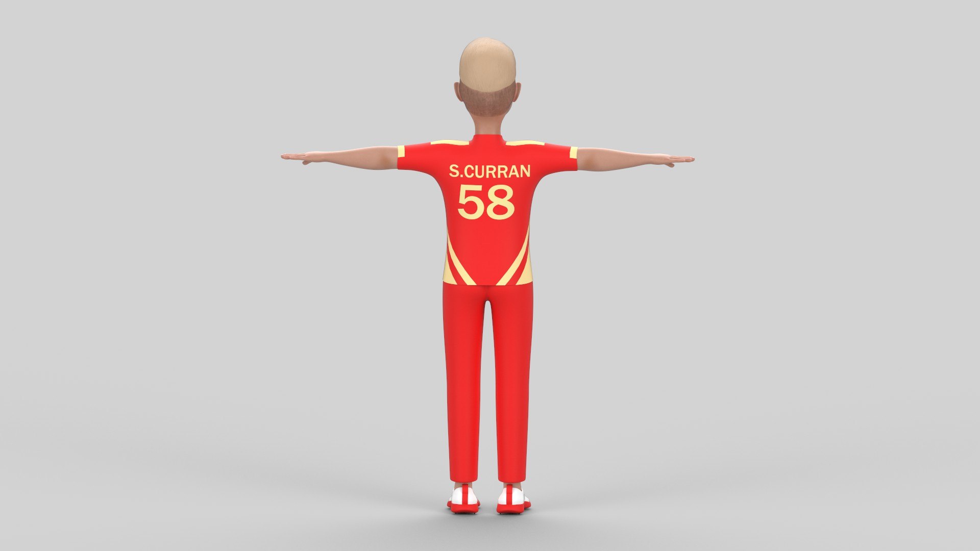 Sam Curran 3D Model - TurboSquid 2089373