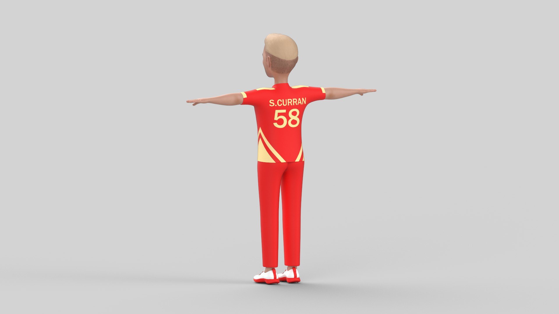 Sam Curran 3D Model - TurboSquid 2089373