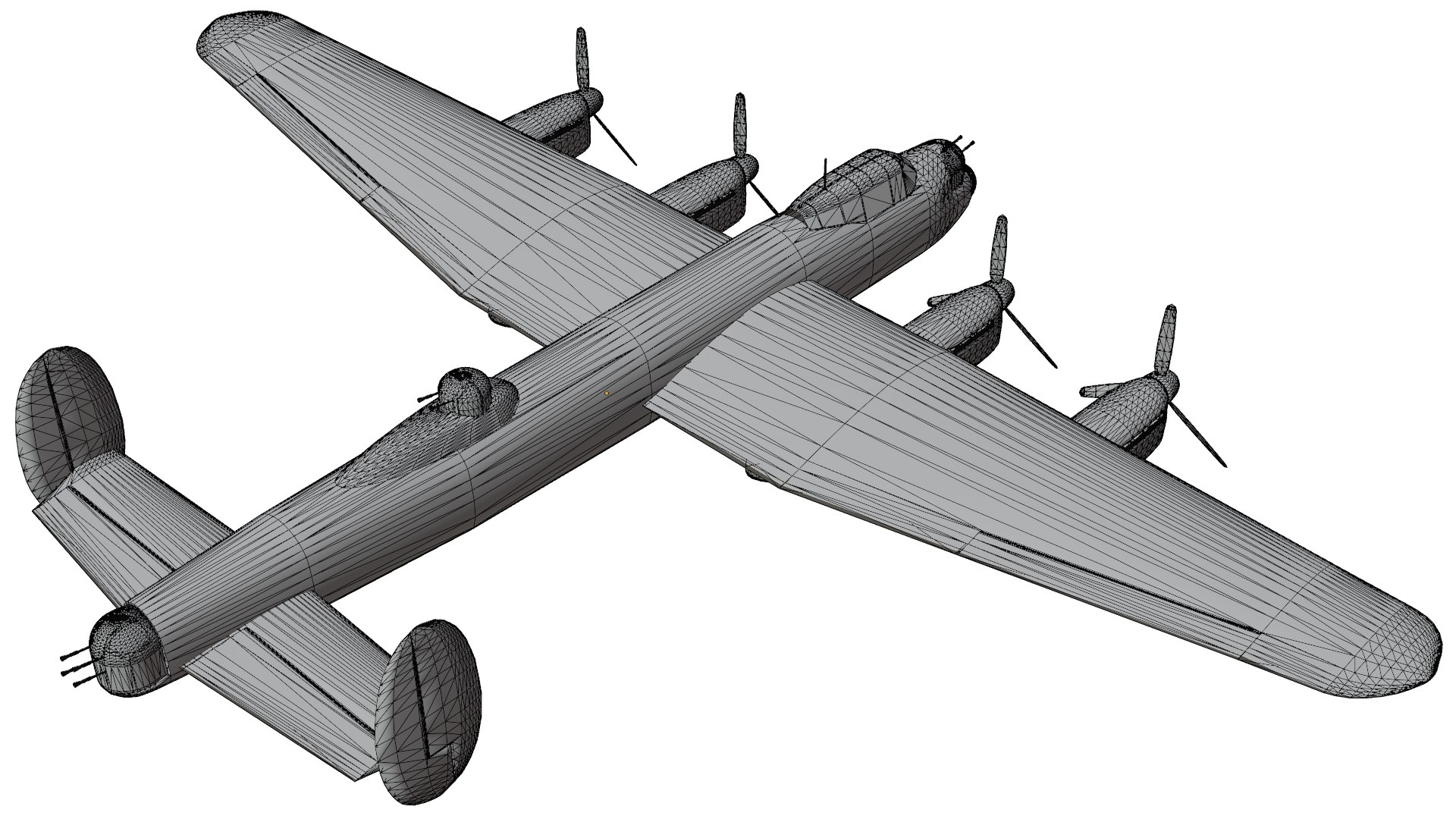 Airplane Avro-Lancaster 3D - TurboSquid 2101517