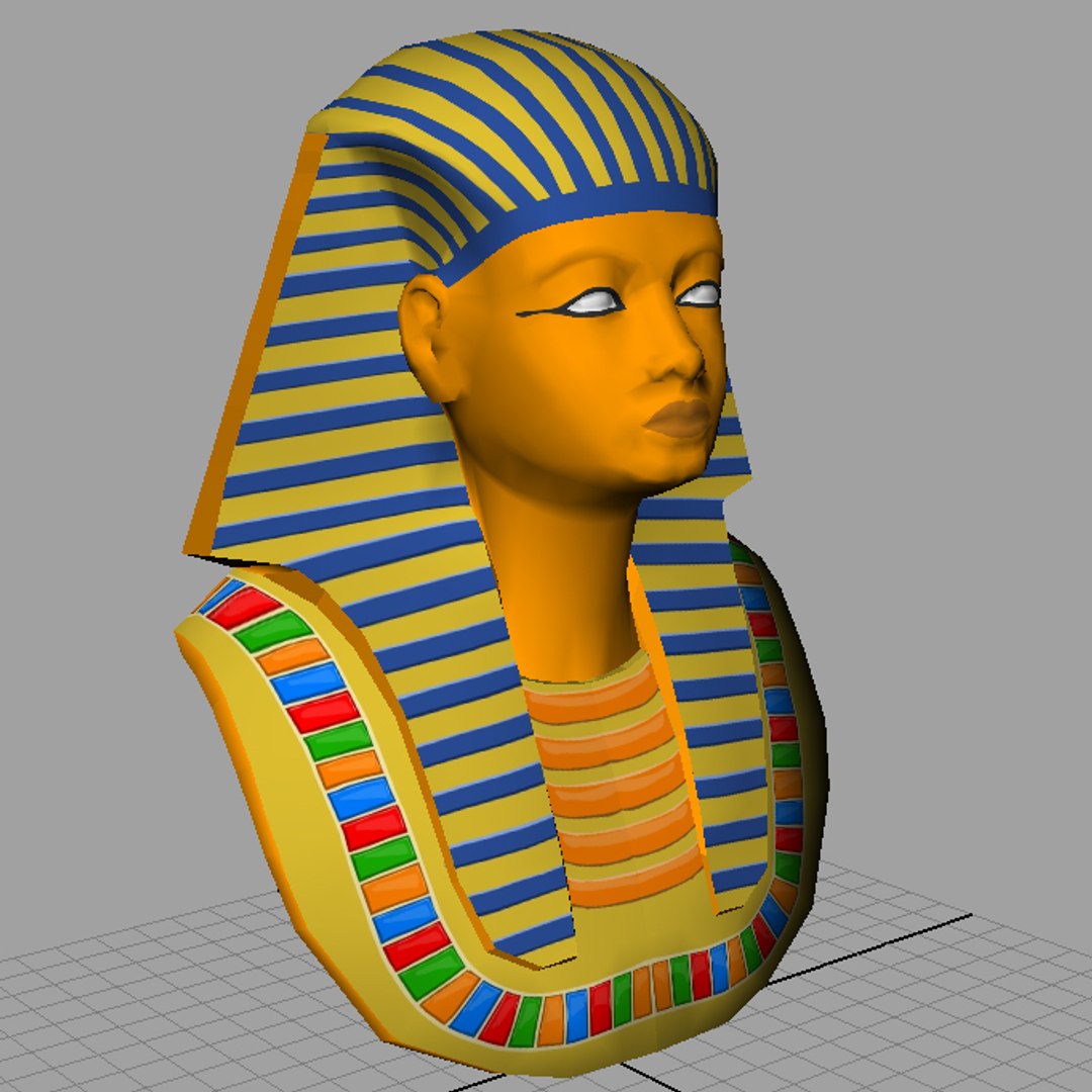 3d Pharaoh Head Model