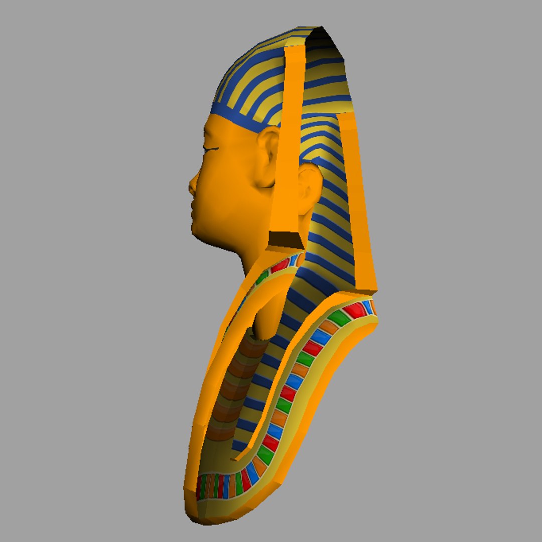 3d Pharaoh Head Model