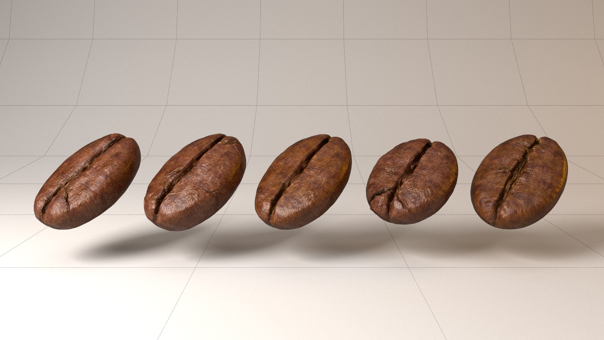 Coffee Bean 3D Model - TurboSquid 1751611