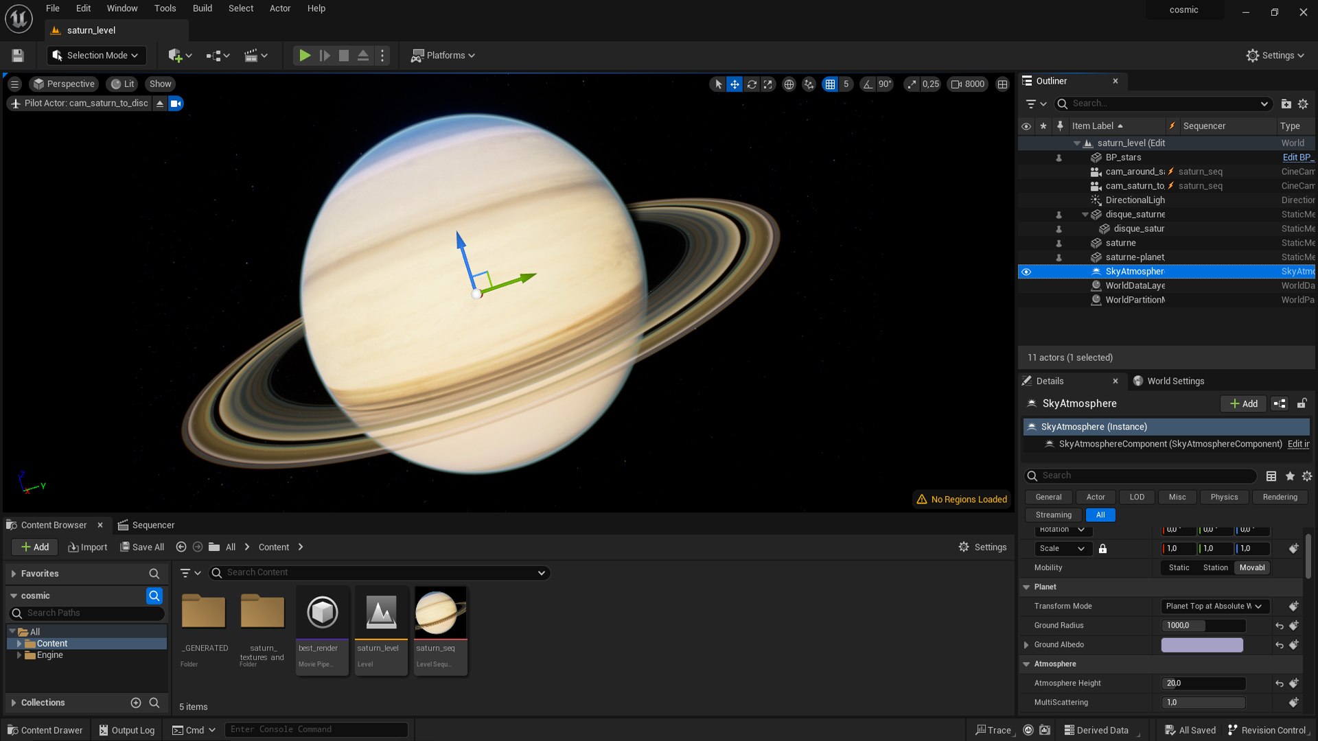 Saturn 4K - Unreal 3D Model - TurboSquid 2301491