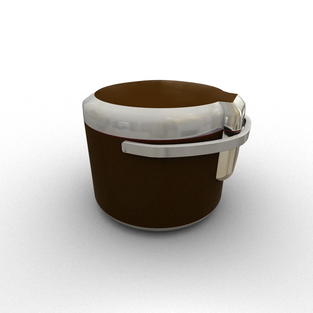 Rice Cooker 3d Model