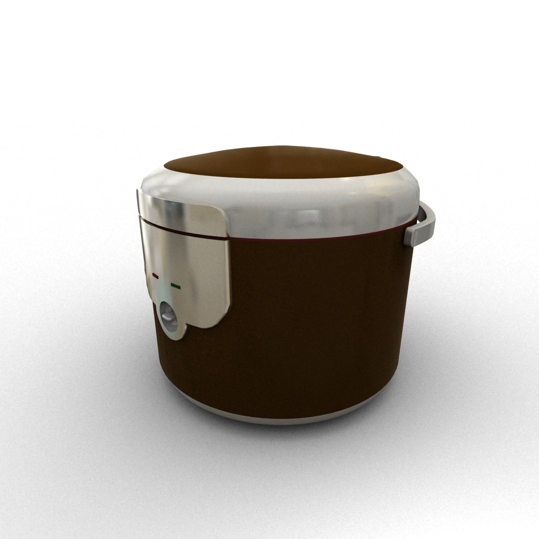 Rice Cooker 3d Model