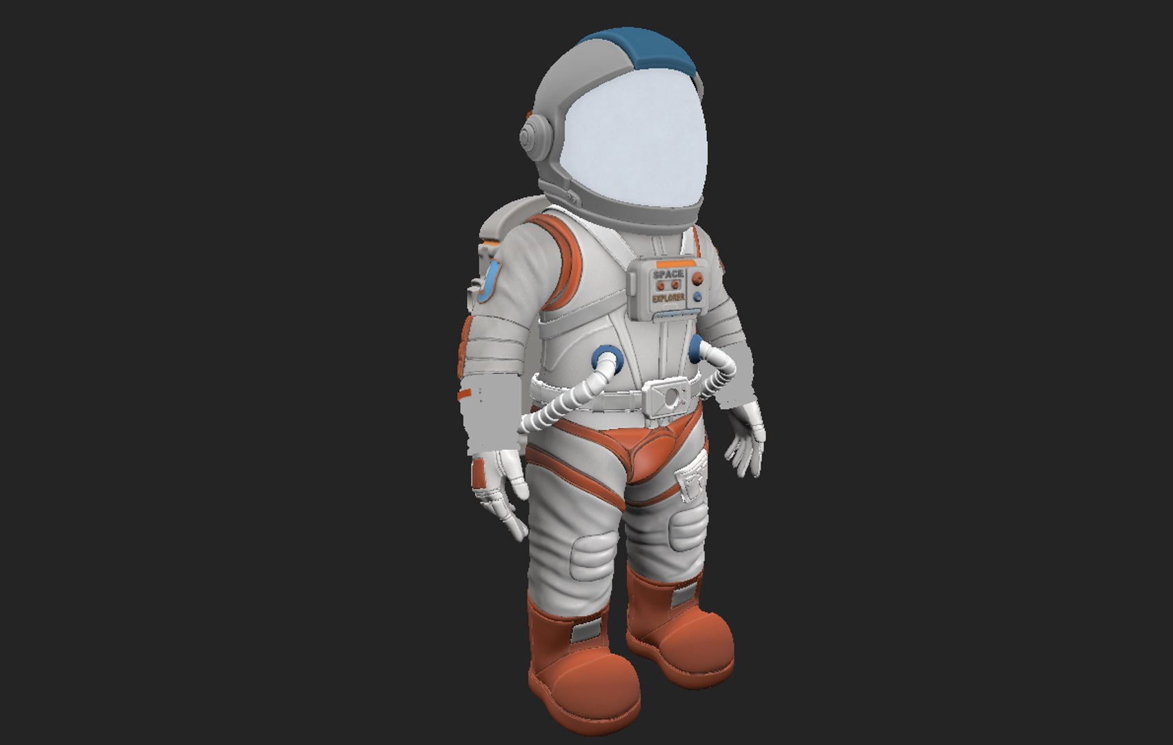 3D Model Astronaut Kids - TurboSquid 2574228