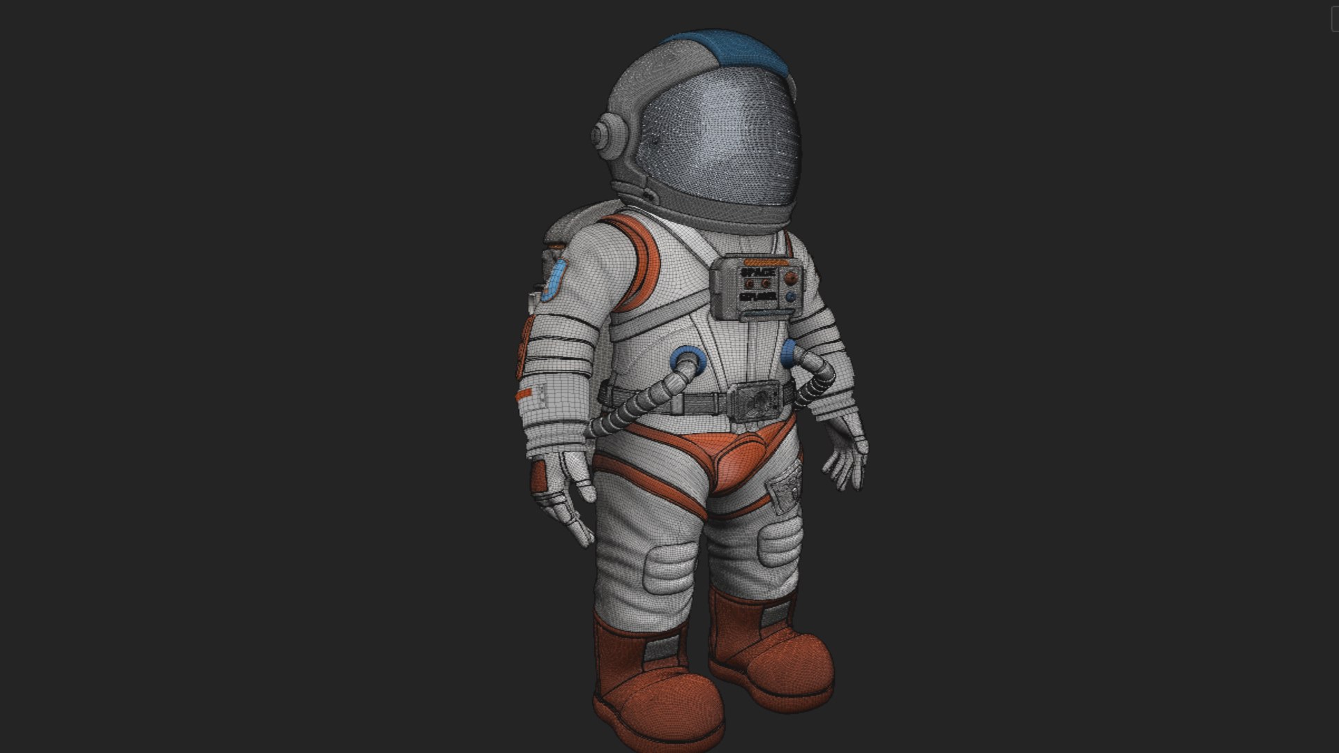3D Model Astronaut Kids - TurboSquid 2574228