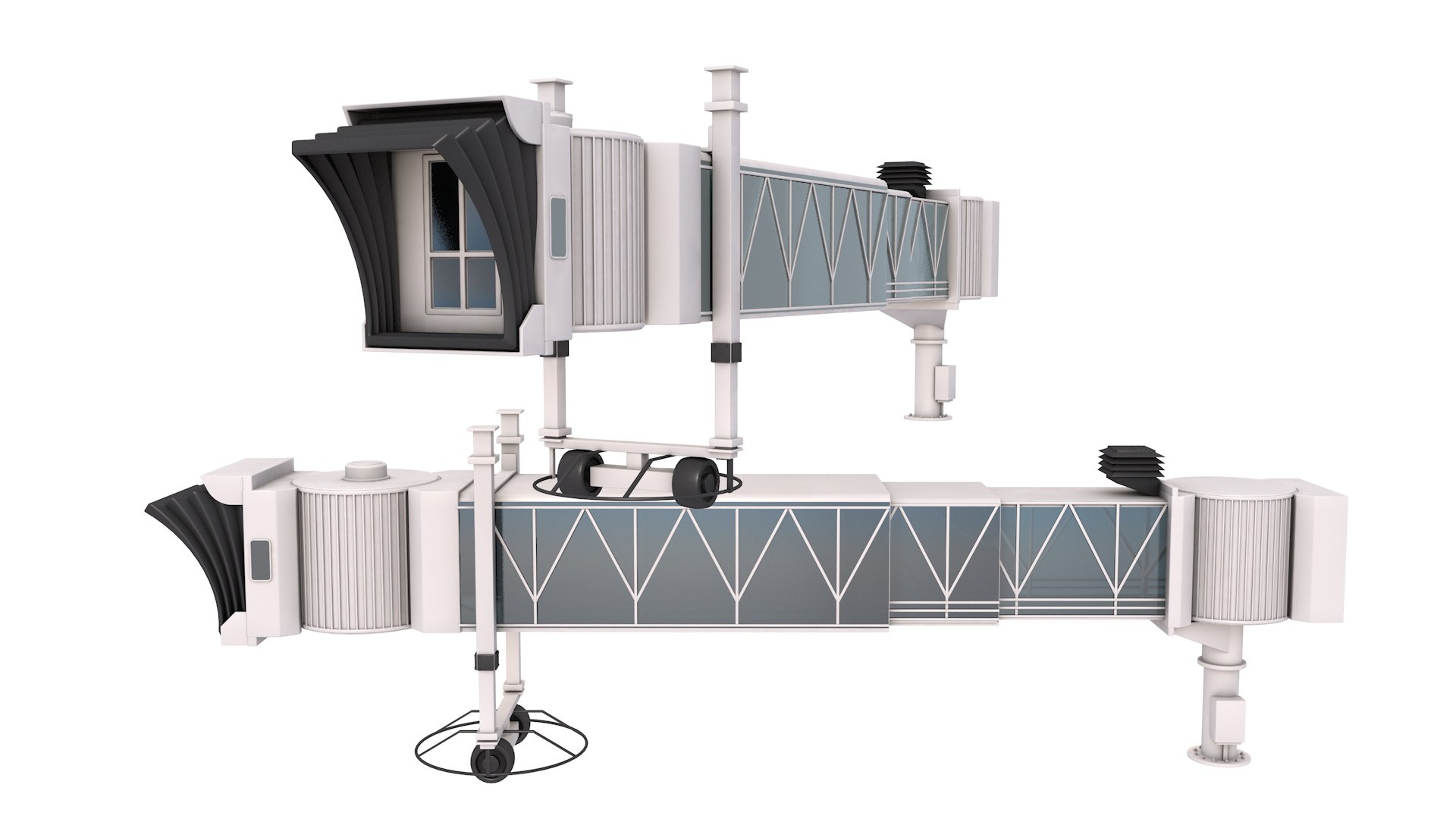 Airport Passenger Boarding Jetway Bridge 3D Model - TurboSquid 2164810
