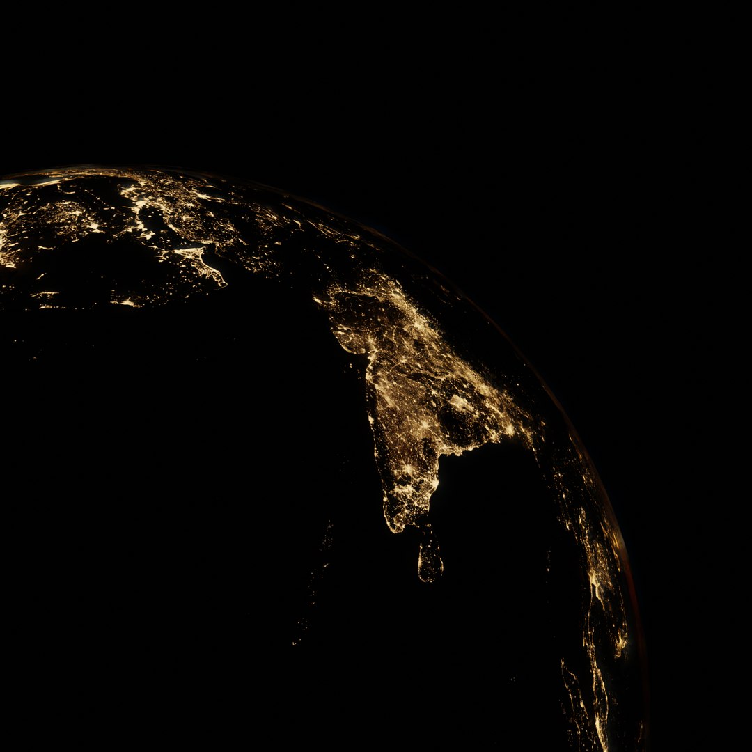 Model Of A Planet Earth In Space 3D Model - TurboSquid 2053414